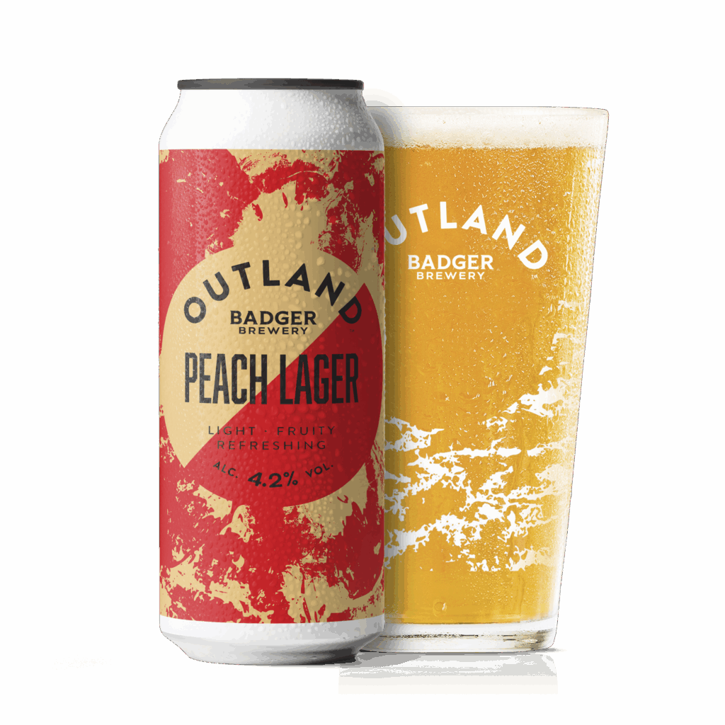 Explore Outland Peach Lager Cans Online | Fruity Lager Beer